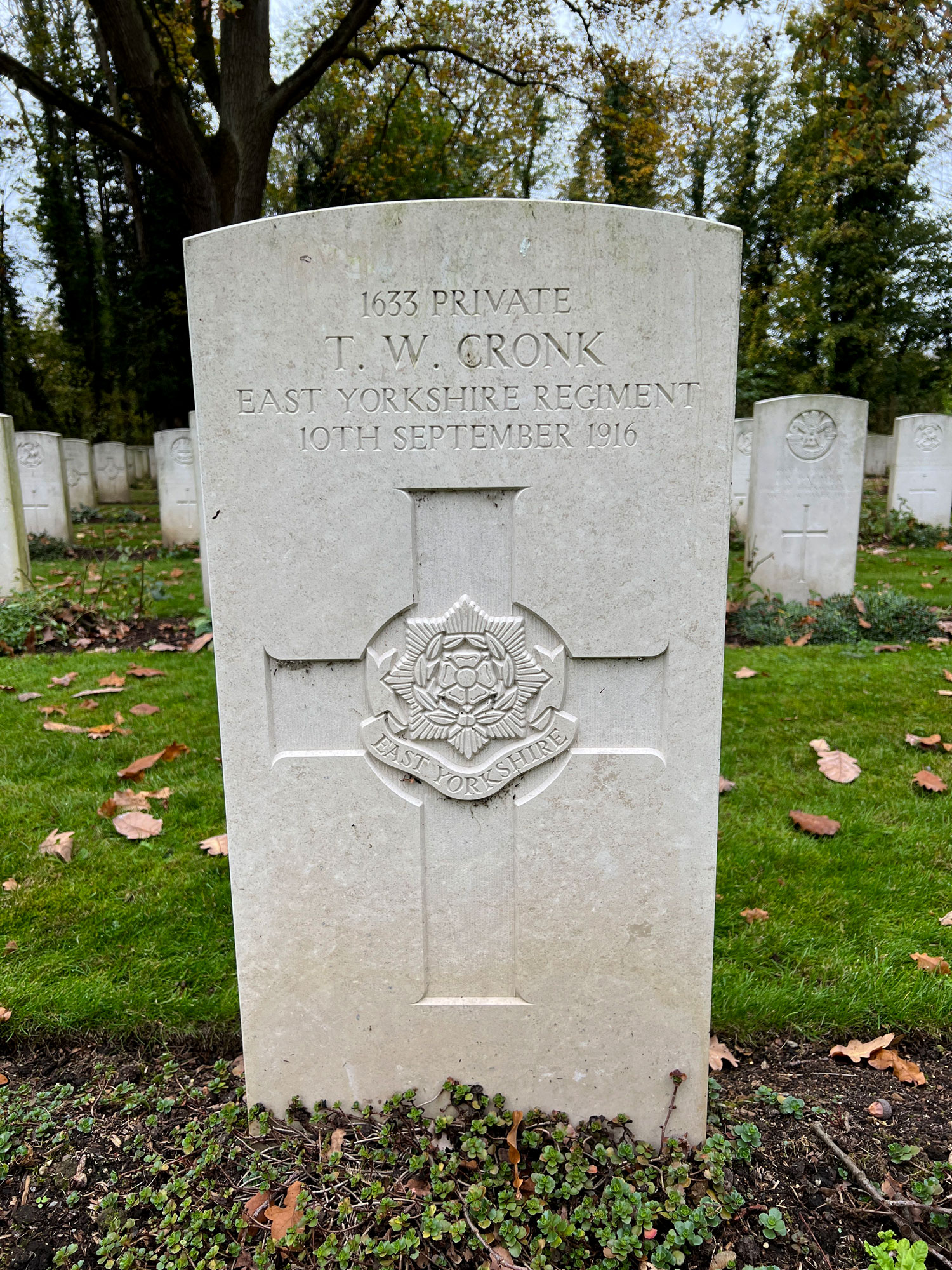 The Yorkshire Regiment War Graves
