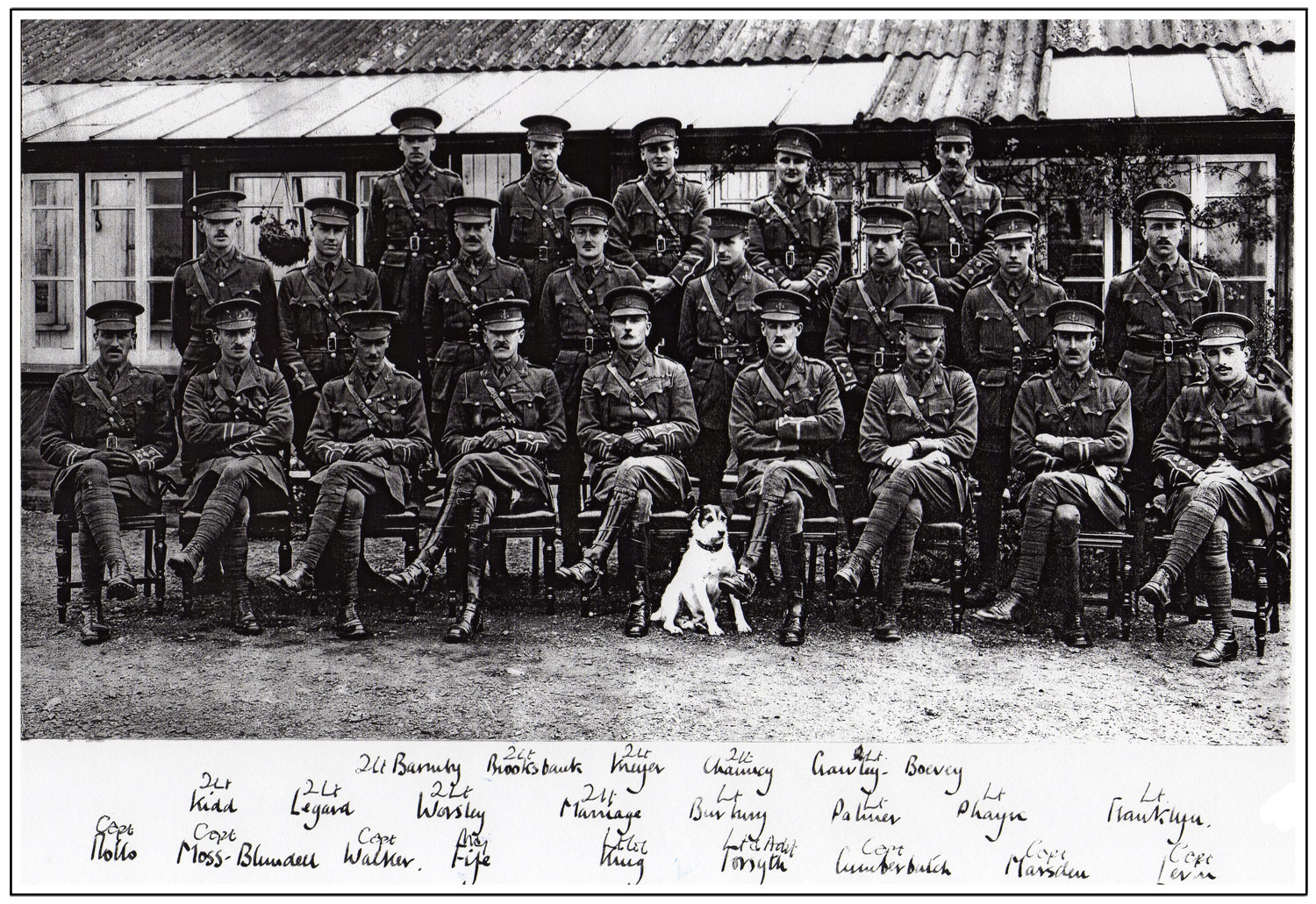 The Yorkshire Regiment, WW1 Remembrance - Photos of Groups of Soldiers