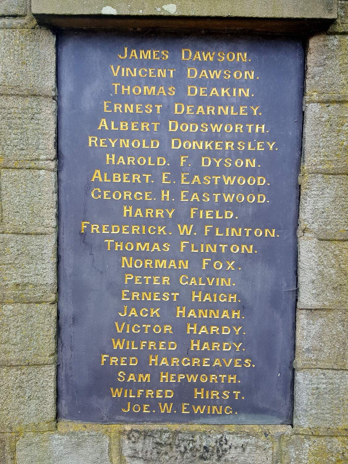 The Yorkshire Regiment, Local War Memorials