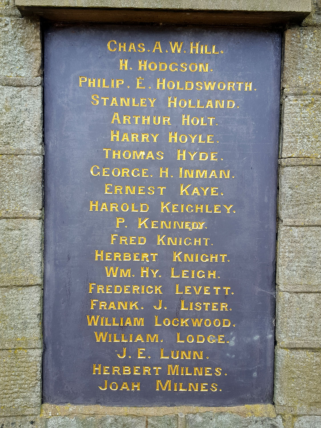 The Yorkshire Regiment, Local War Memorials