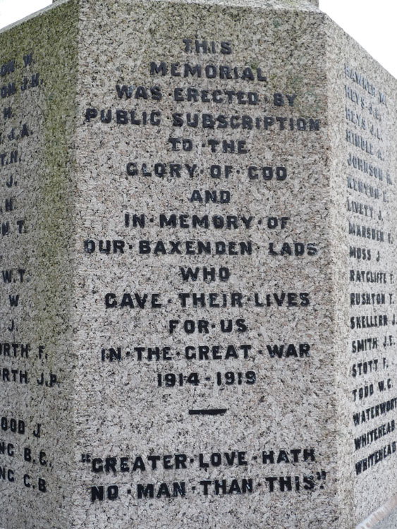 The Yorkshire Regiment, Local War Memorials