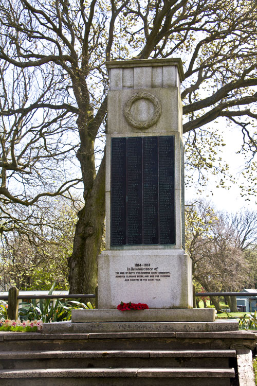 The Yorkshire Regiment, Local War Memorials
