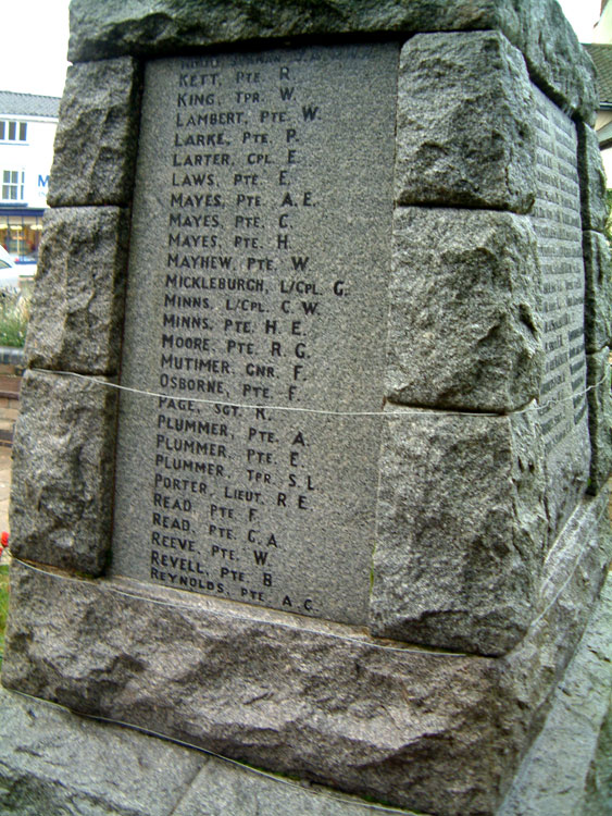 The Yorkshire Regiment, Local War Memorials