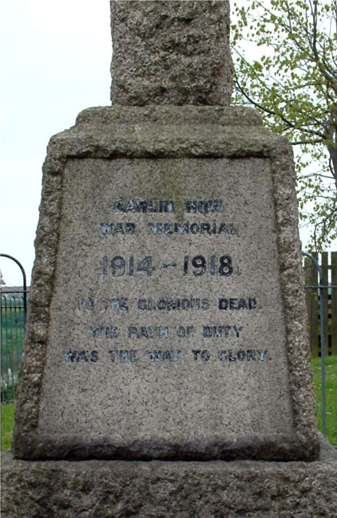 The Yorkshire Regiment, Local War Memorials
