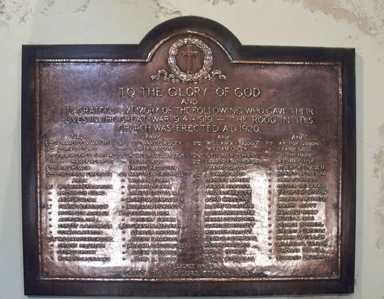 The Yorkshire Regiment, Local War Memorials