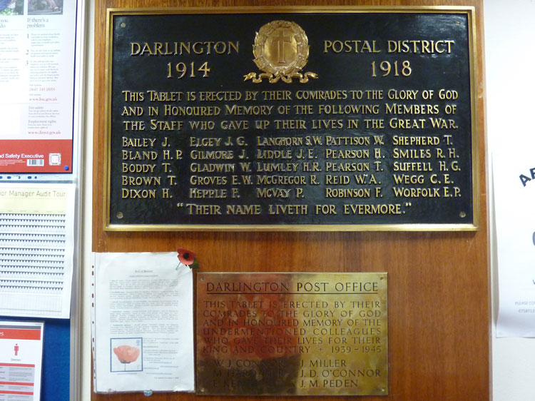 The Yorkshire Regiment, Local War Memorials