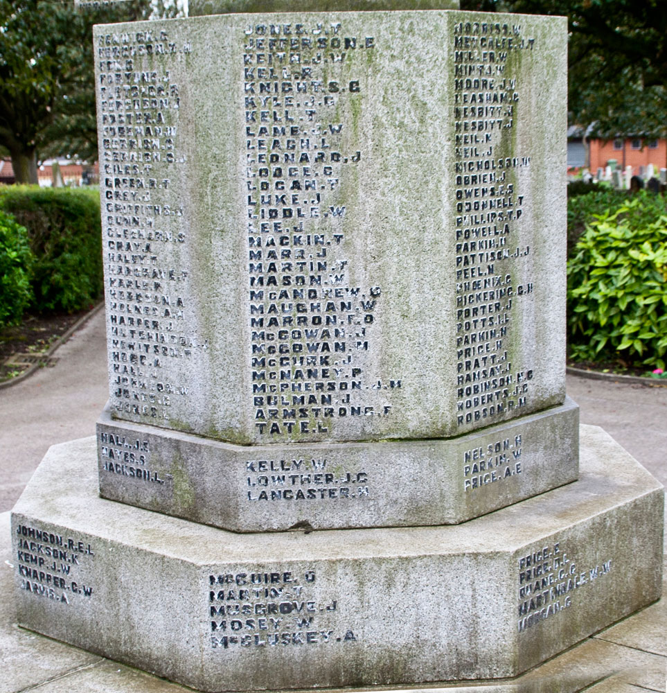 The Yorkshire Regiment, Local War Memorials