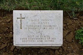 The Yorkshire Regiment War Graves