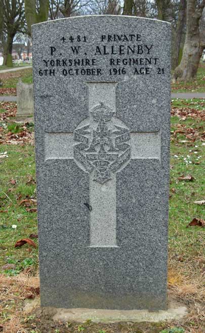 Private Percy William Allenby