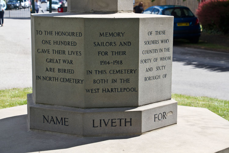 The Yorkshire Regiment War Graves, - Hartlepool (Stranton) Cemetery