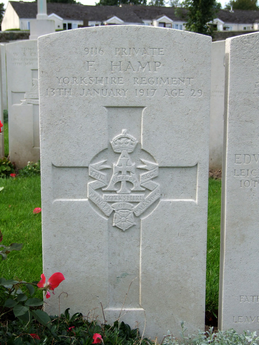 The Yorkshire Regiment, WW1 Remembrance - War Graves