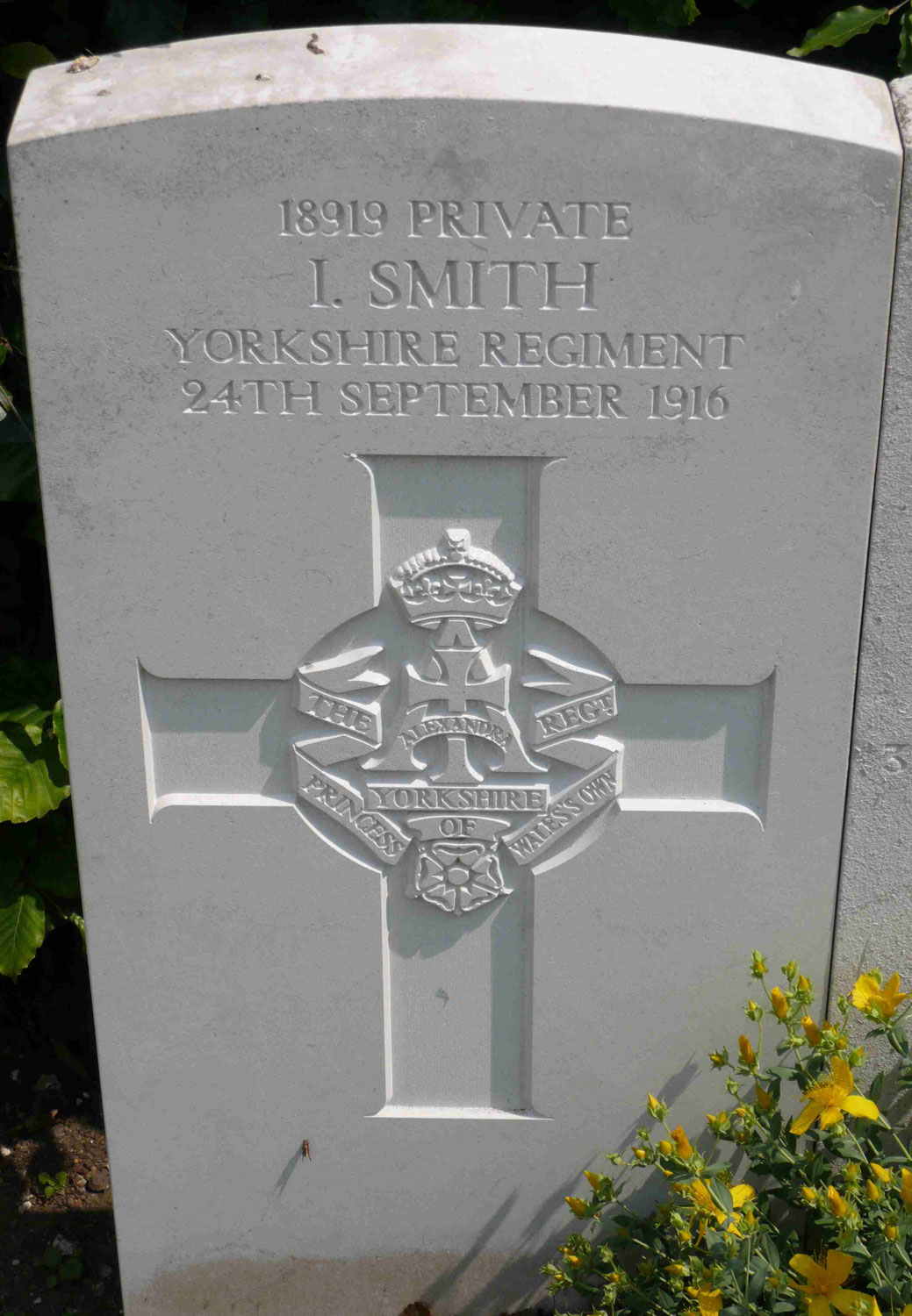 The Yorkshire Regiment, WW1 Remembrance - War Graves