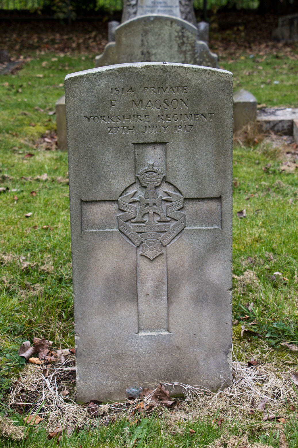 The Yorkshire Regiment, WW1 Remembrance - War Graves