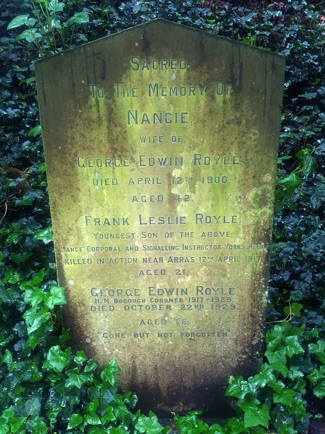 The Yorkshire Regiment, WW1 Remembrance - War Graves