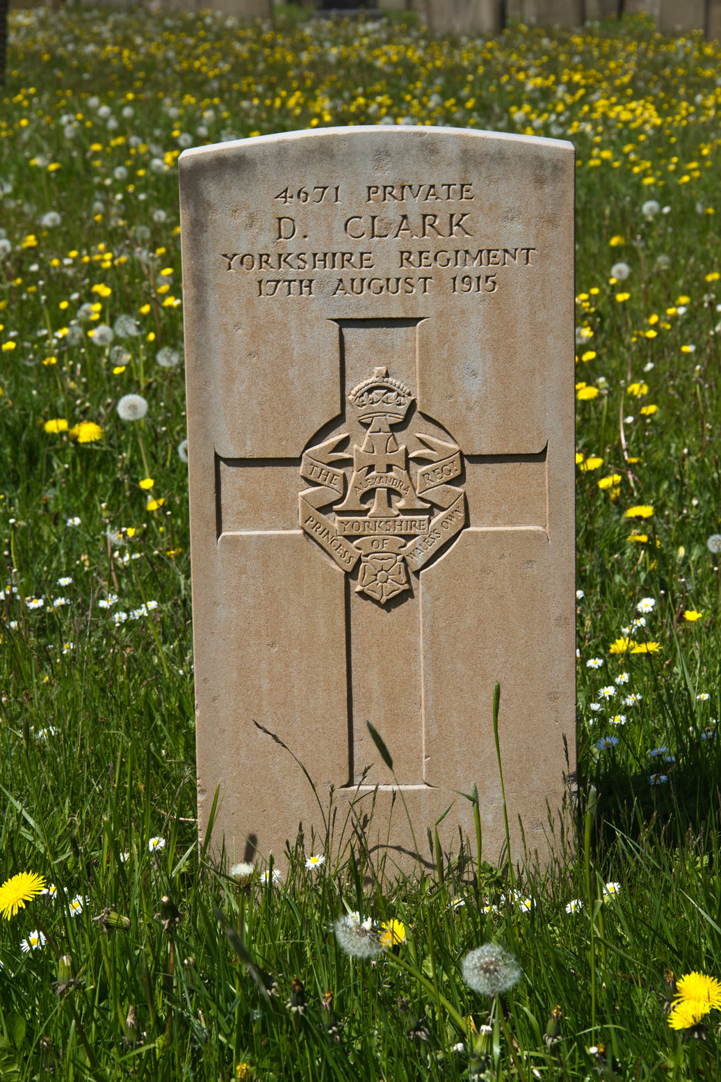 The Yorkshire Regiment, WW1 Remembrance - War Graves