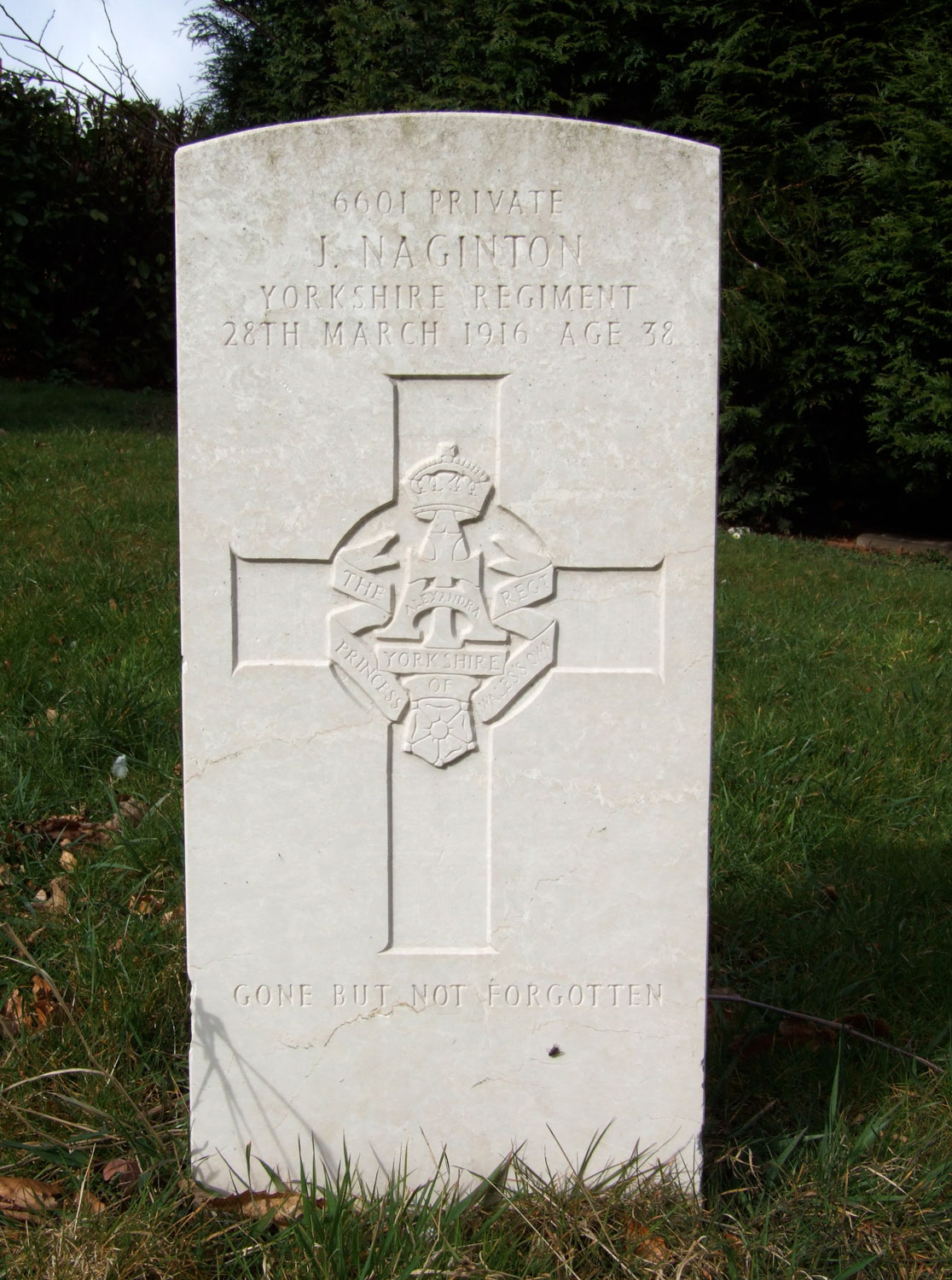 The Yorkshire Regiment, WW1 Remembrance - War Graves