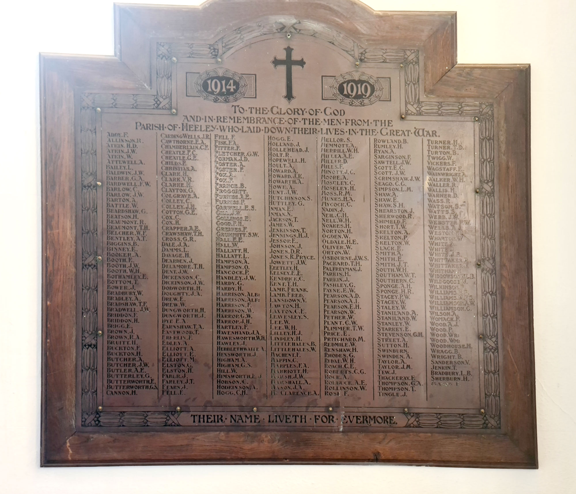 The Yorkshire Regiment, Local War Memorials