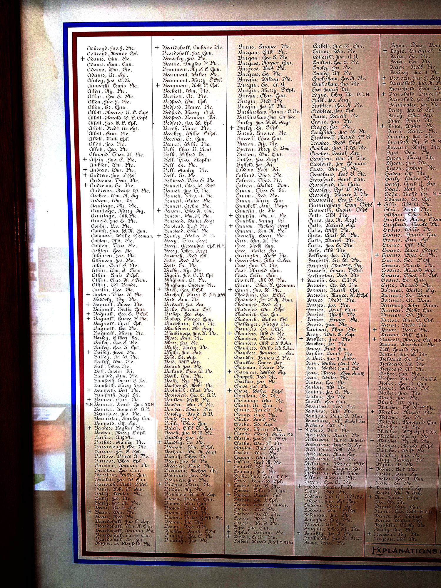 The Yorkshire Regiment, - War Memorials Elsewhere