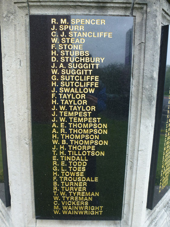 The Yorkshire Regiment, - War Memorials Elsewhere