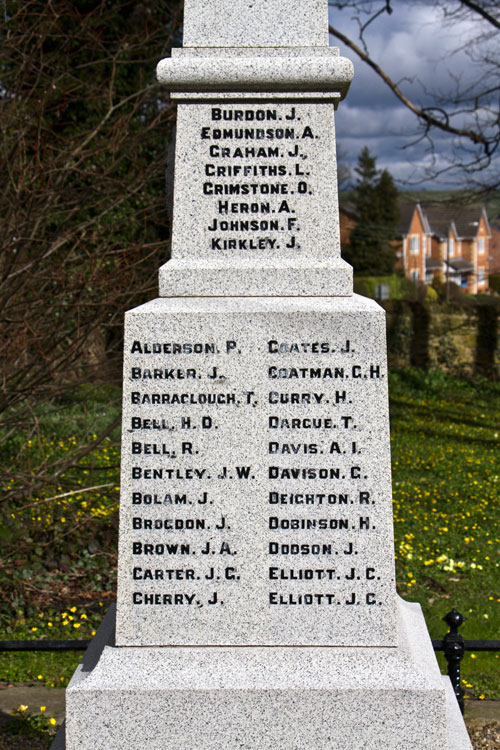 The Yorkshire Regiment, Local War Memorials