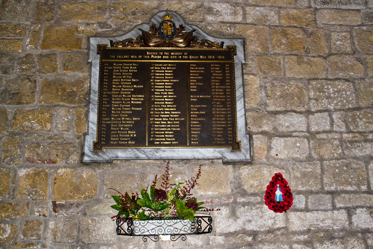The Yorkshire Regiment, Local War Memorials
