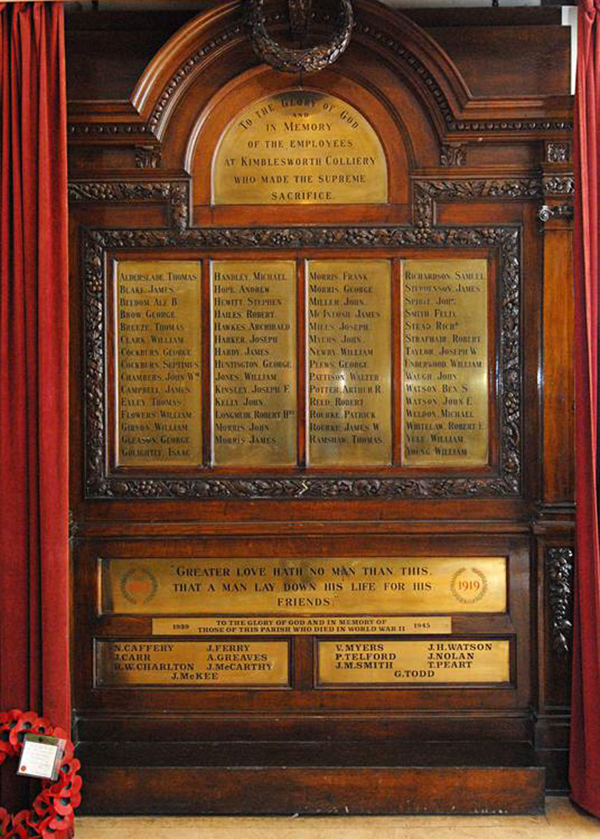 The Yorkshire Regiment, War Memorials Elsewhere