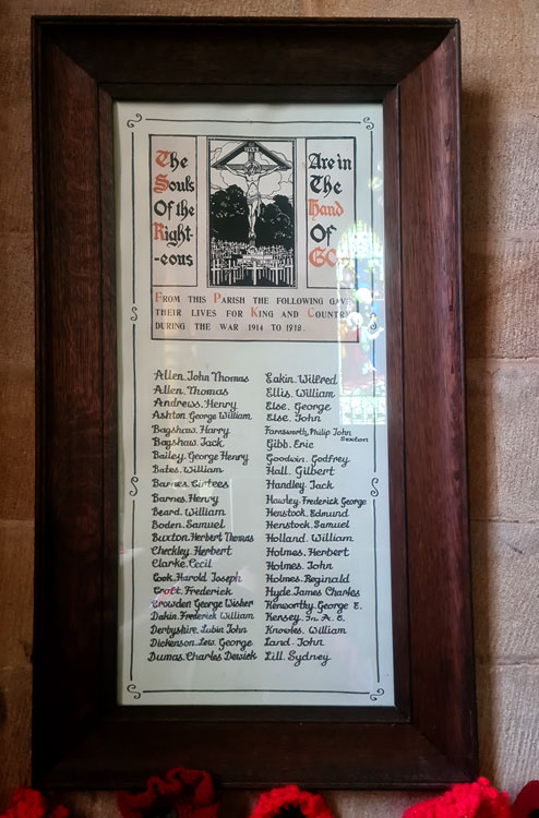 The Yorkshire Regiment, Local War Memorials