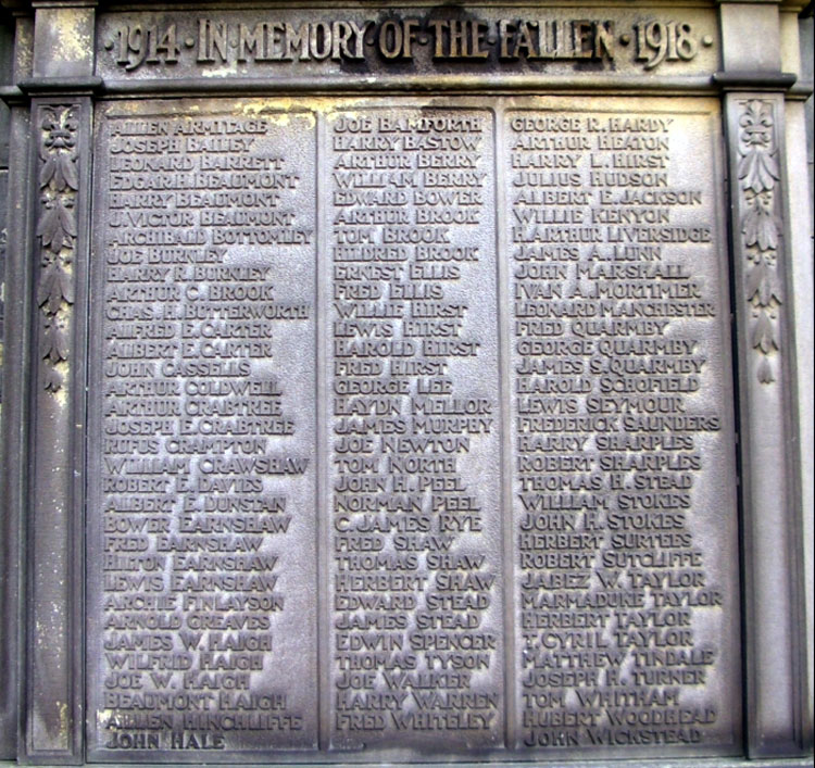 The Yorkshire Regiment, Local War Memorials