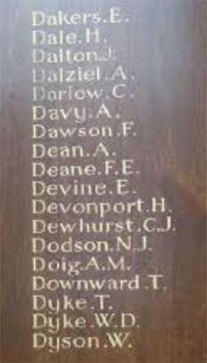 The Yorkshire Regiment, Local War Memorials