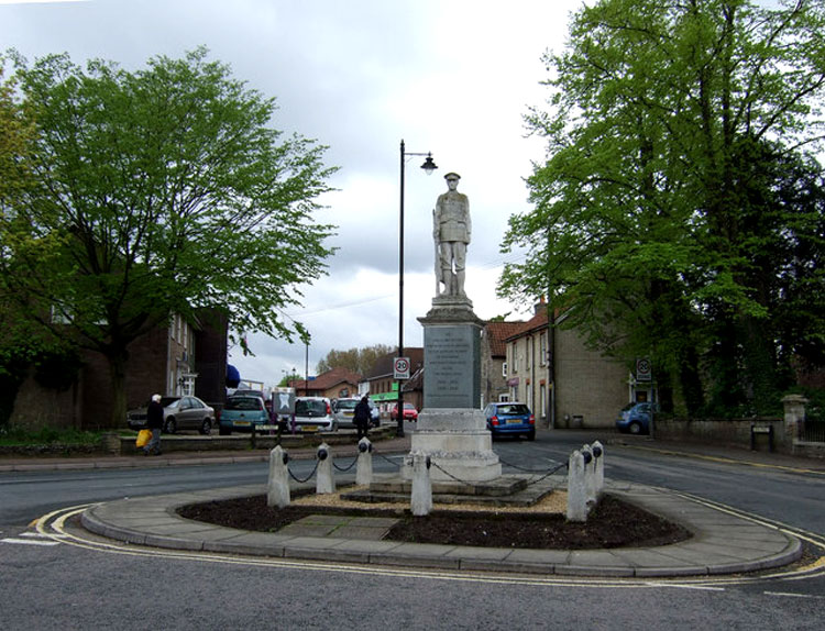 The Yorkshire Regiment, Local War Memorials