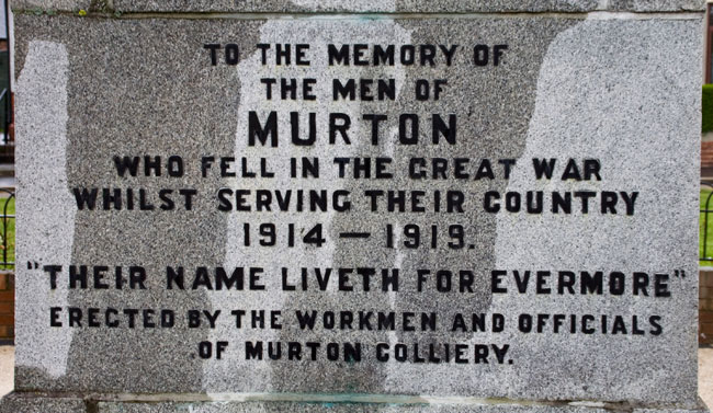 The Yorkshire Regiment, Local War Memorials
