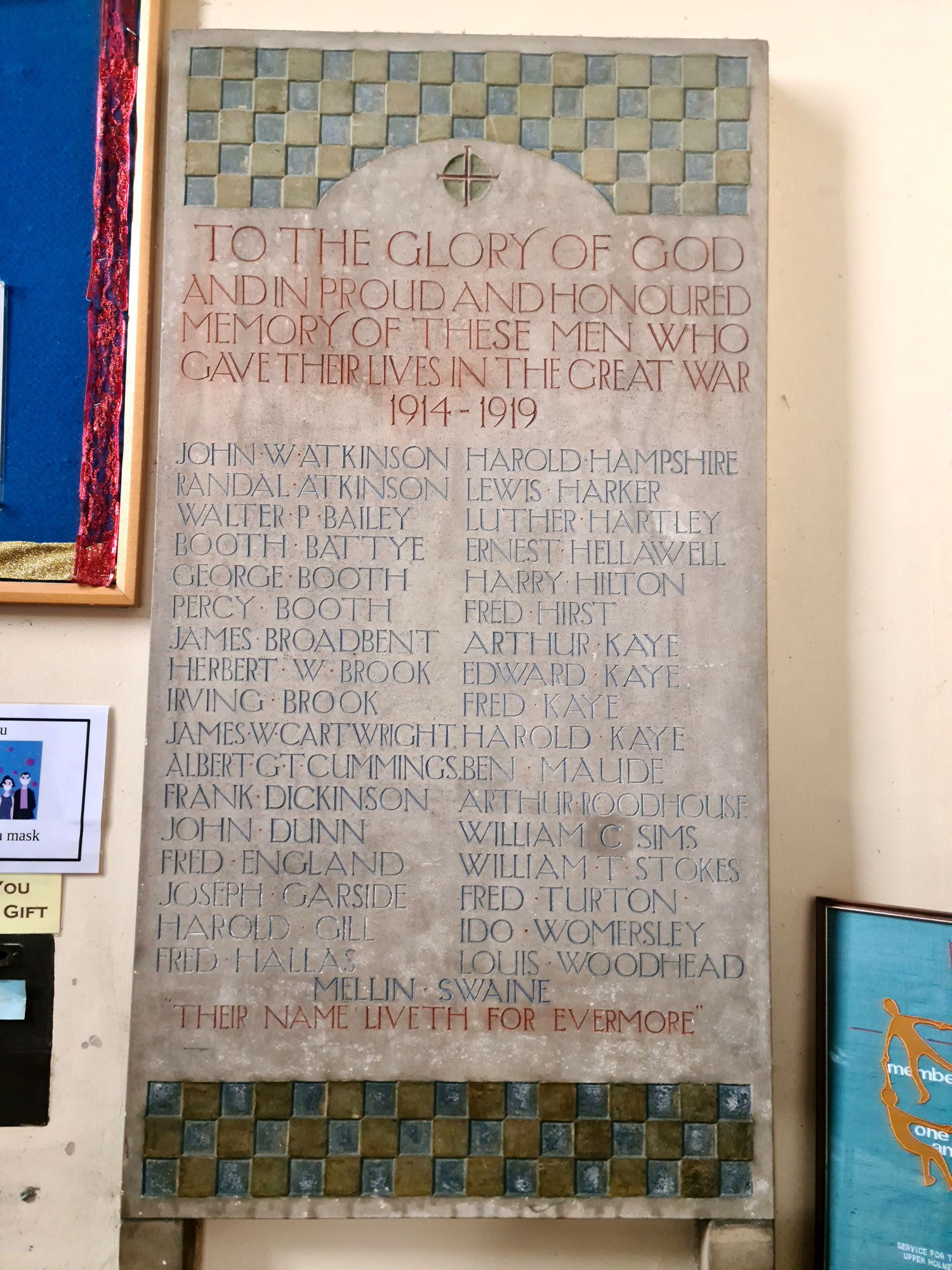 The Yorkshire Regiment, Local War Memorials