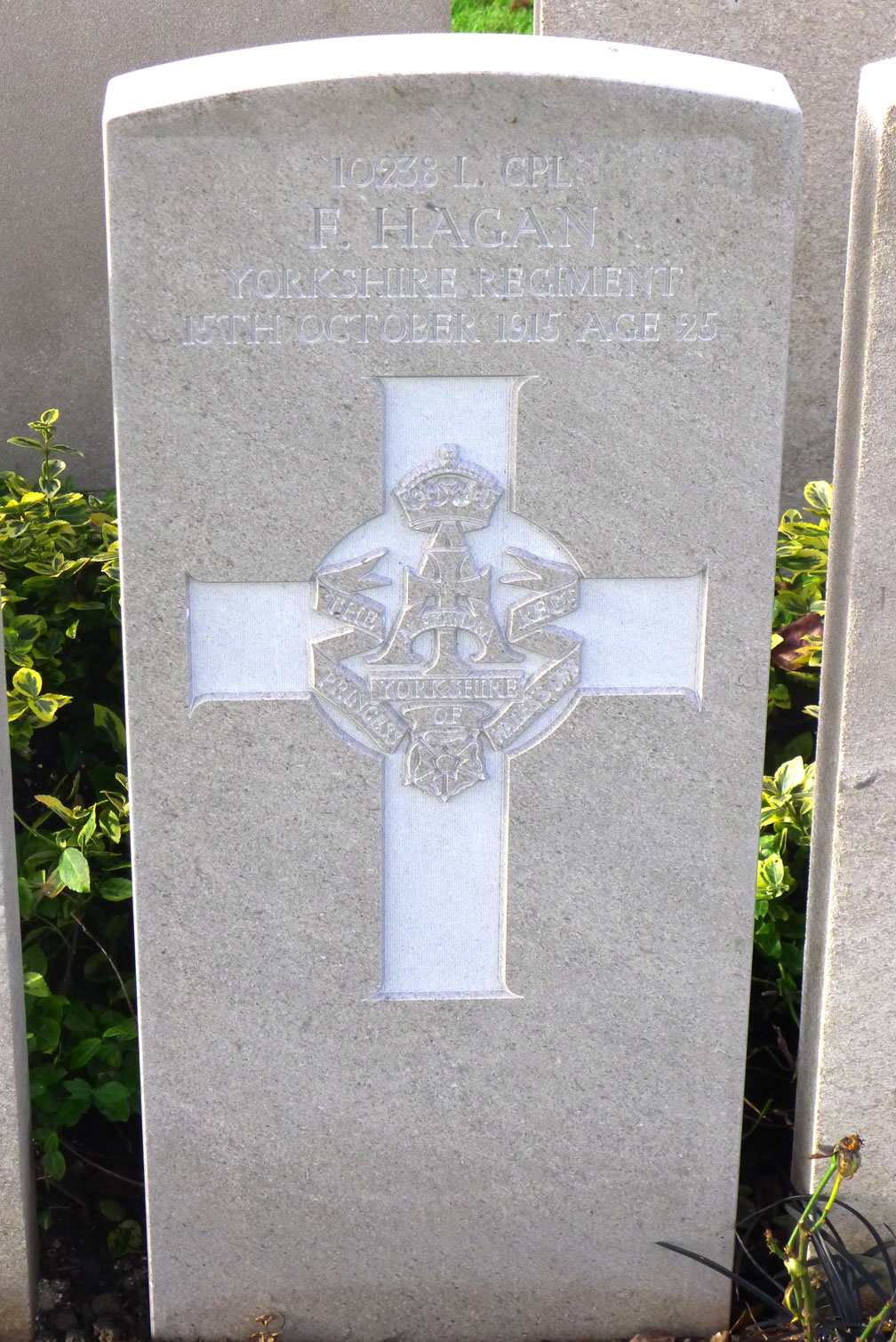 The Yorkshire Regiment War Graves