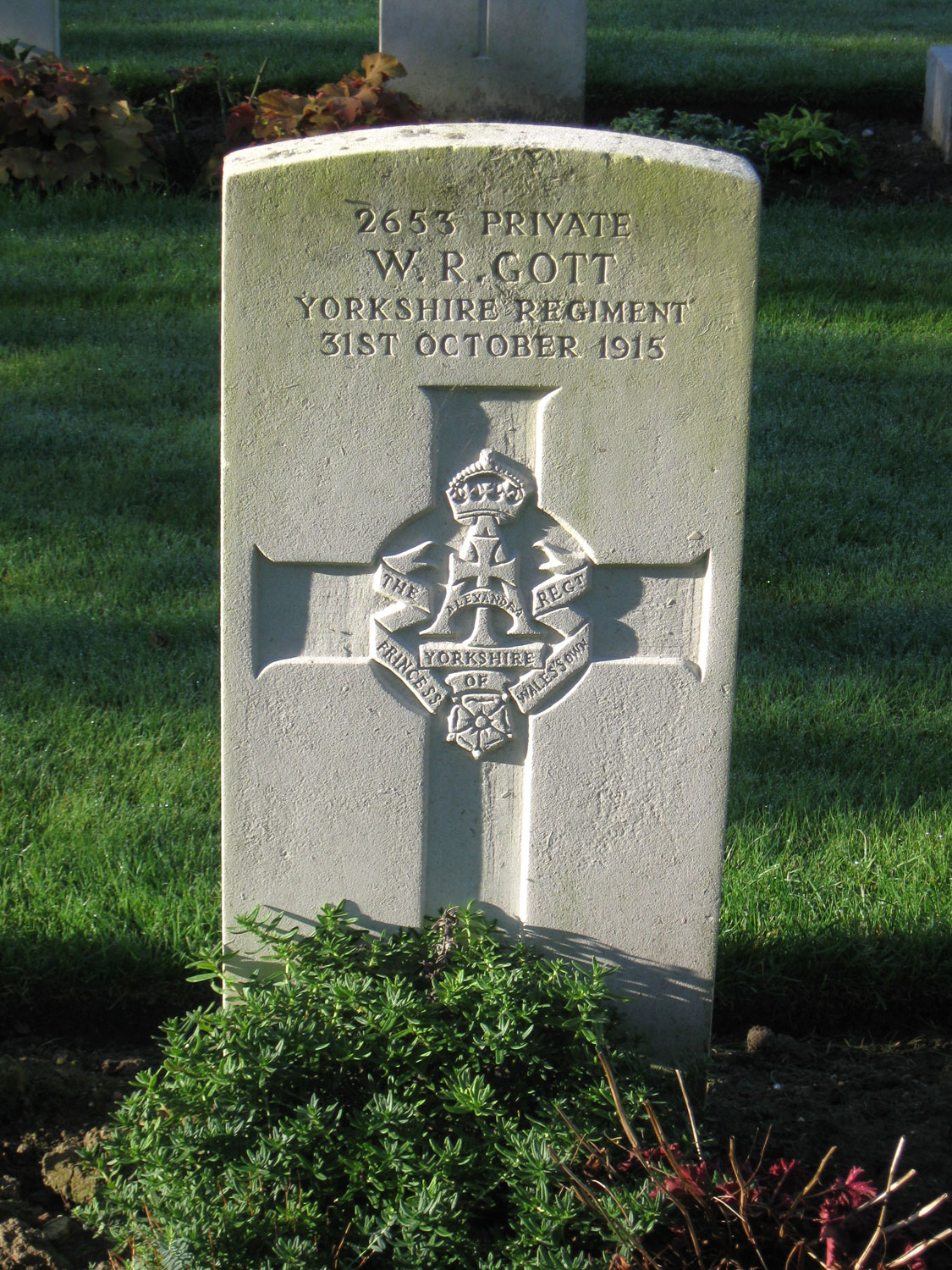 The Yorkshire Regiment War Graves
