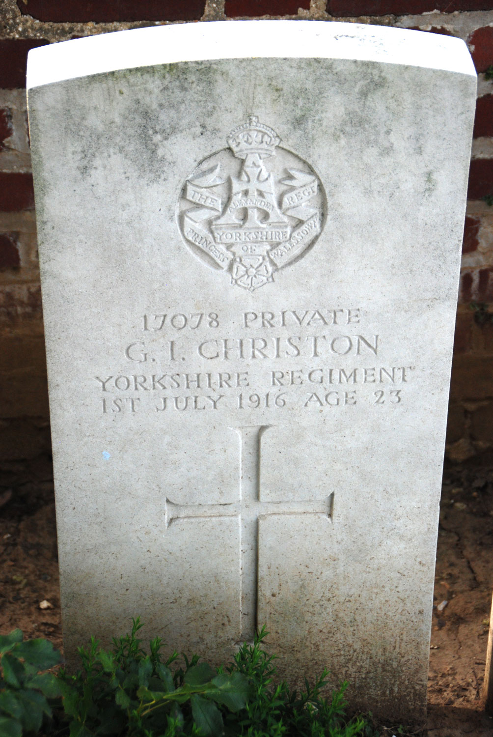 The Yorkshire Regiment War Graves