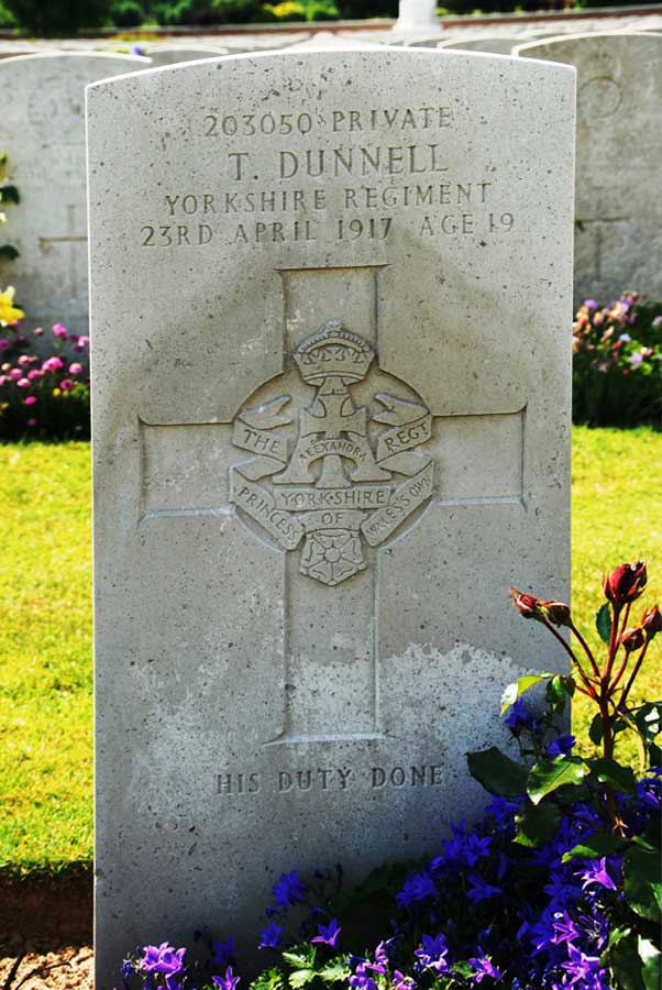 The Yorkshire Regiment War Graves