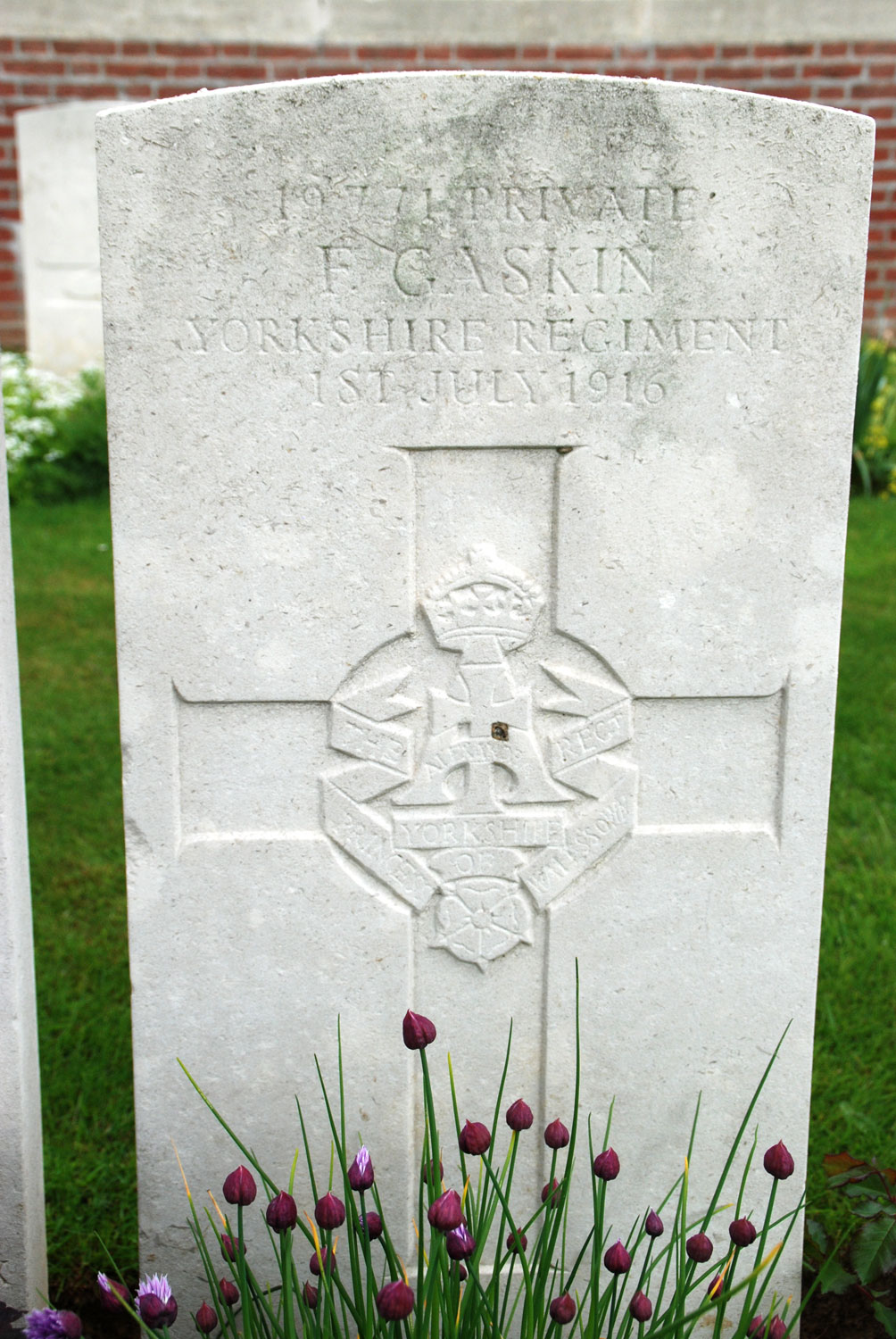 The Yorkshire Regiment War Graves