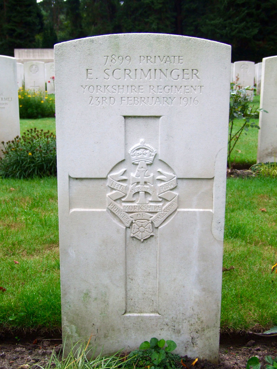 The Yorkshire Regiment War Graves