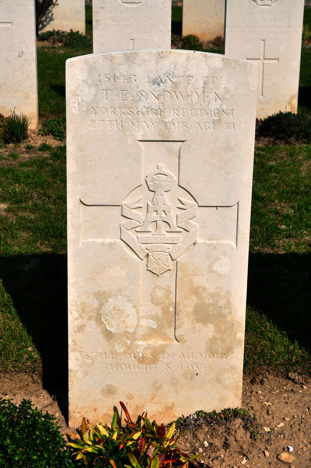 The Yorkshire Regiment War Graves