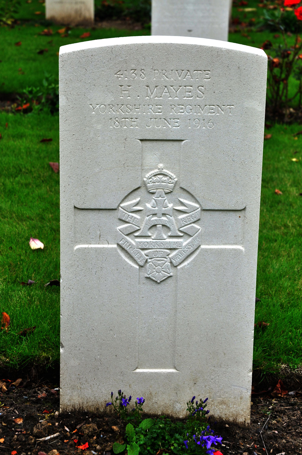 The Yorkshire Regiment War Graves
