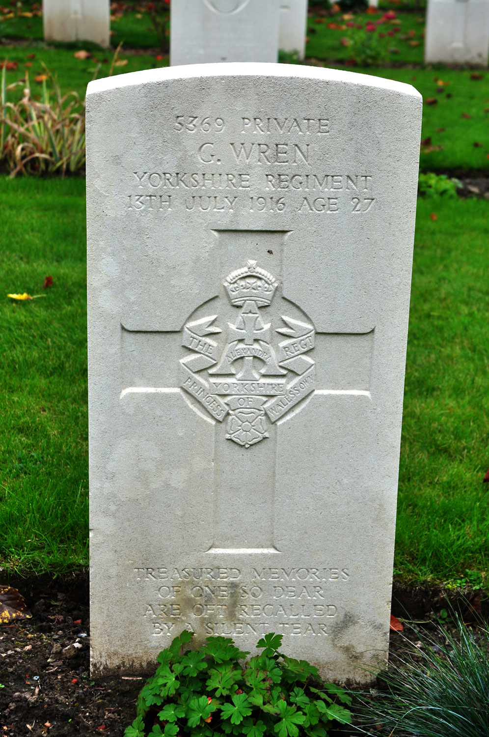The Yorkshire Regiment War Graves
