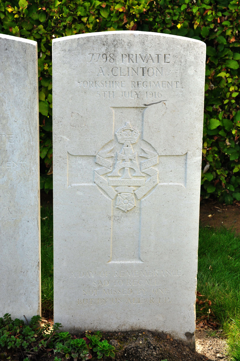 The Yorkshire Regiment War Graves