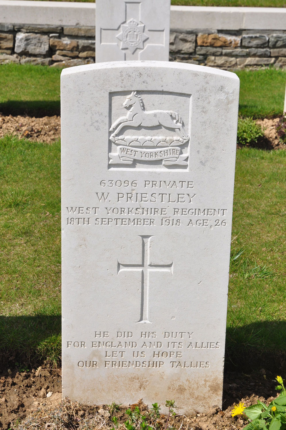 The Yorkshire Regiment War Graves