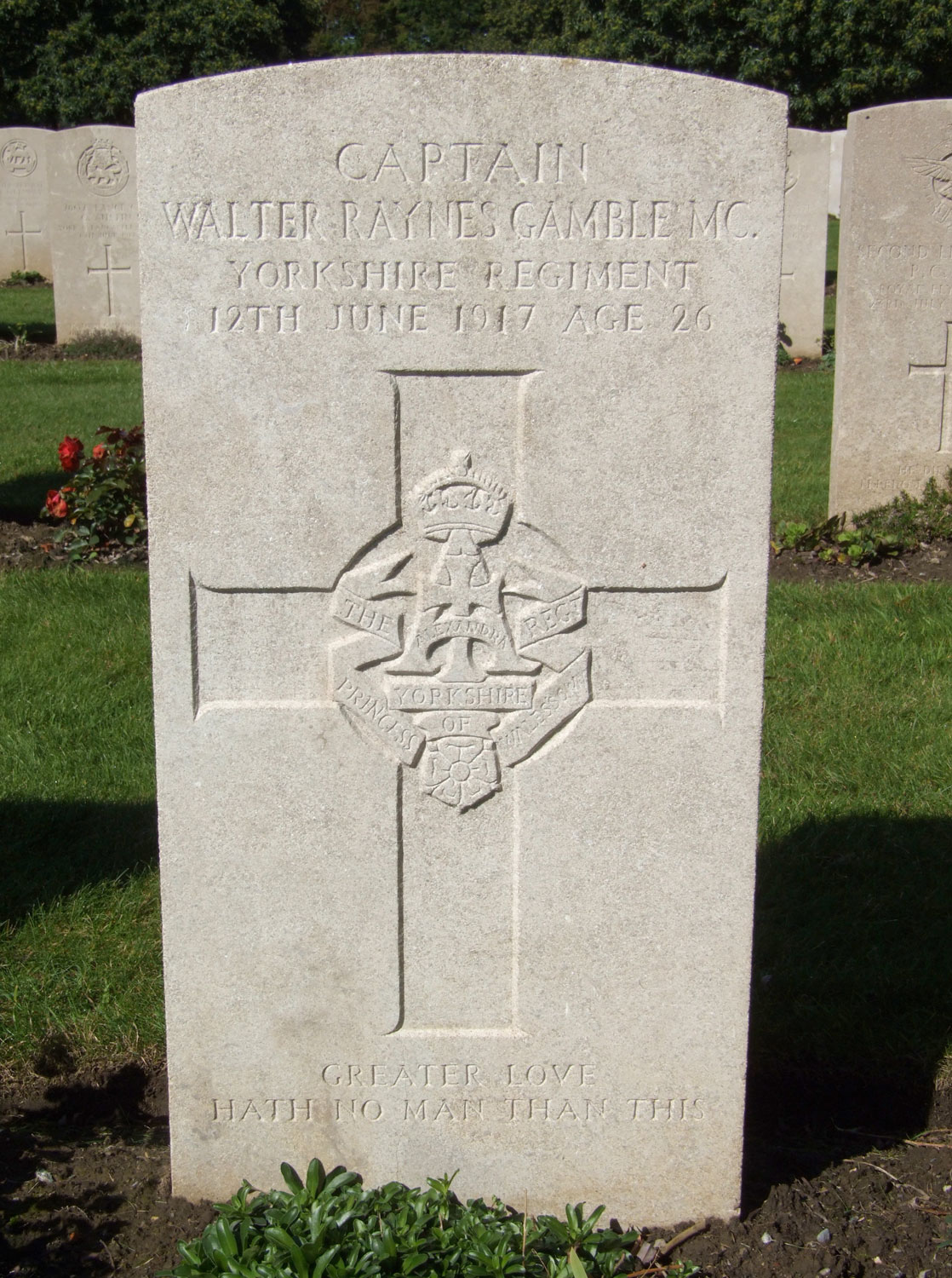 The Yorkshire Regiment War Graves