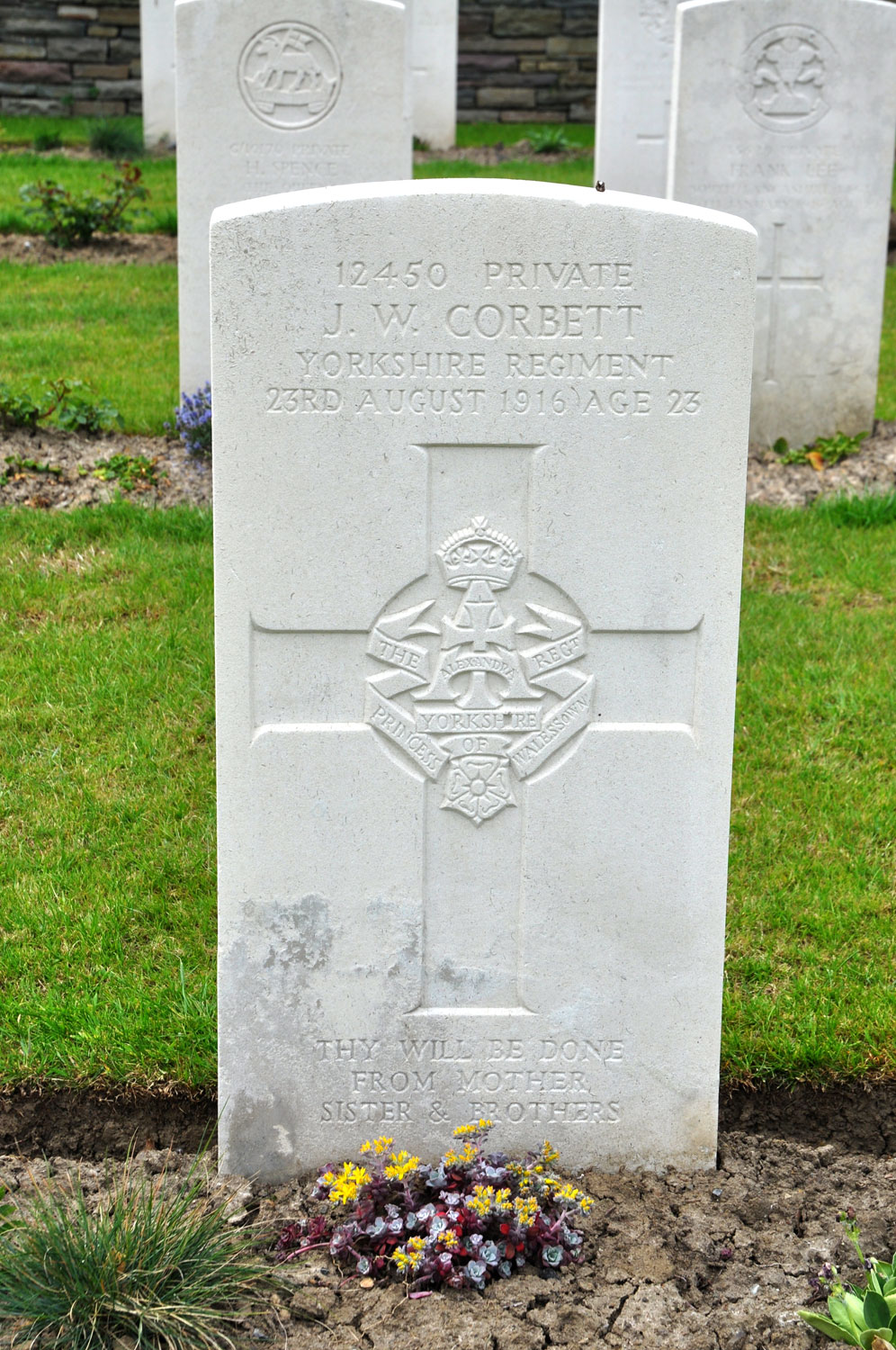 The Yorkshire Regiment War Graves
