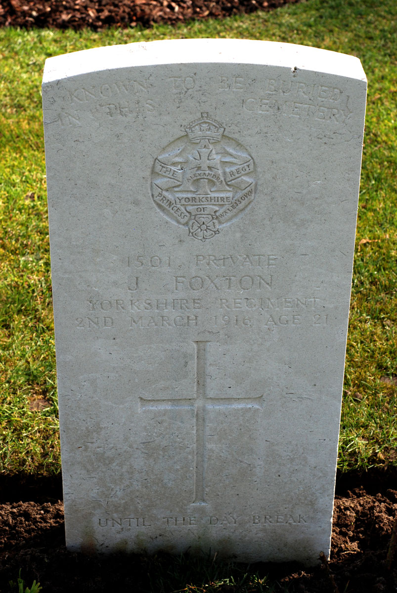 The Yorkshire Regiment War Graves