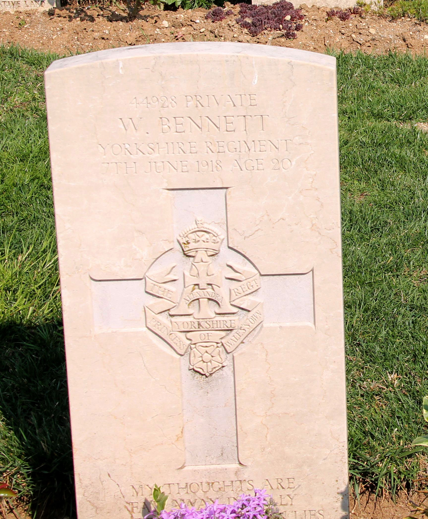 The Yorkshire Regiment War Graves