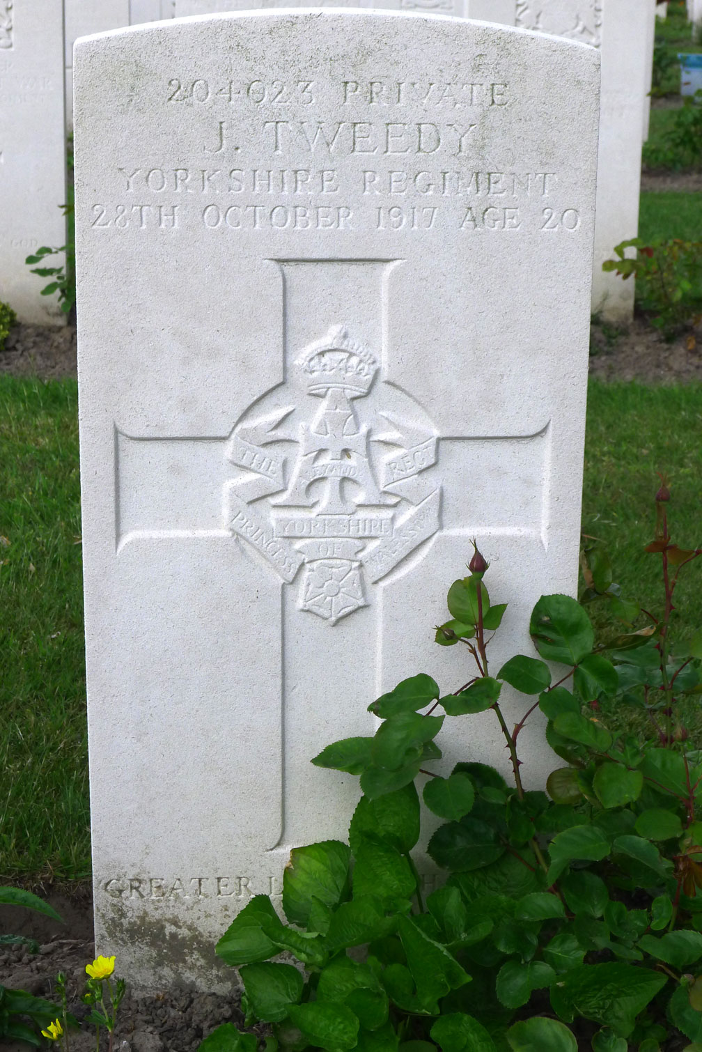 The Yorkshire Regiment War Graves