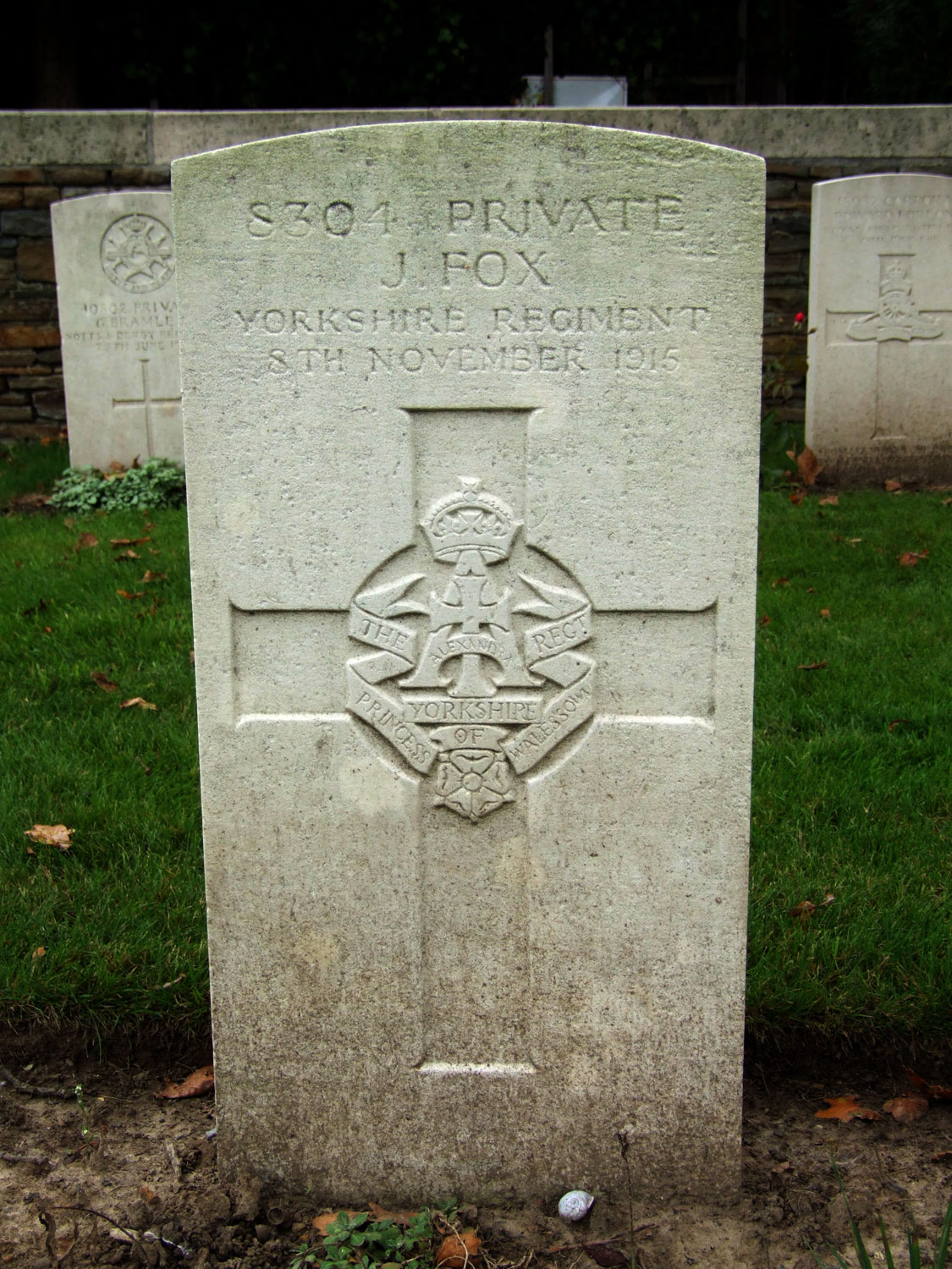 The Yorkshire Regiment War Graves