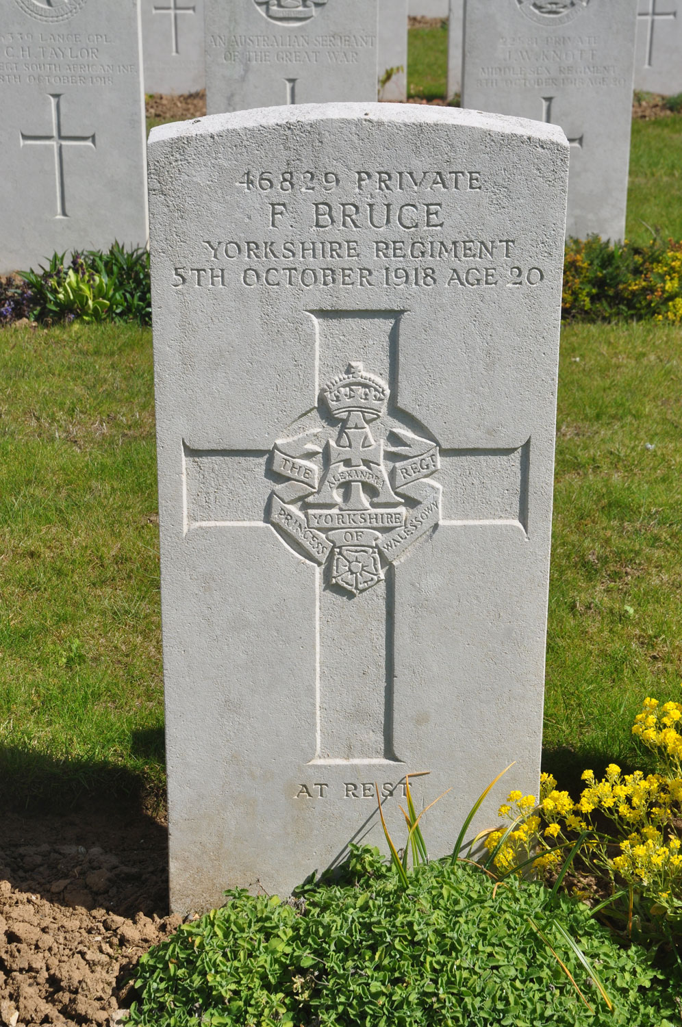 The Yorkshire Regiment War Graves